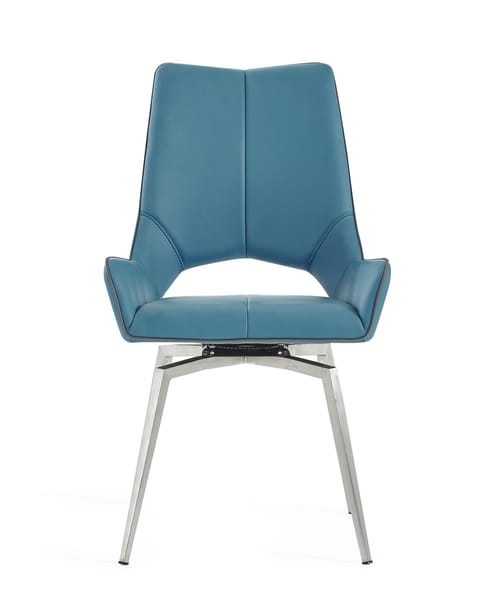 Dining Room Dining Chairs Hermes Blue Swivel Chair at iStyle Furniture ...