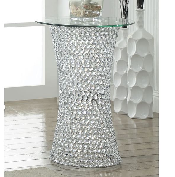 Living Room End Tables Crystal LED Accent Table at iStyle Furniture Store