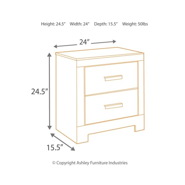Bedroom Nightstands Ashley Furniture - Culverbach Nightstand at iStyle ...