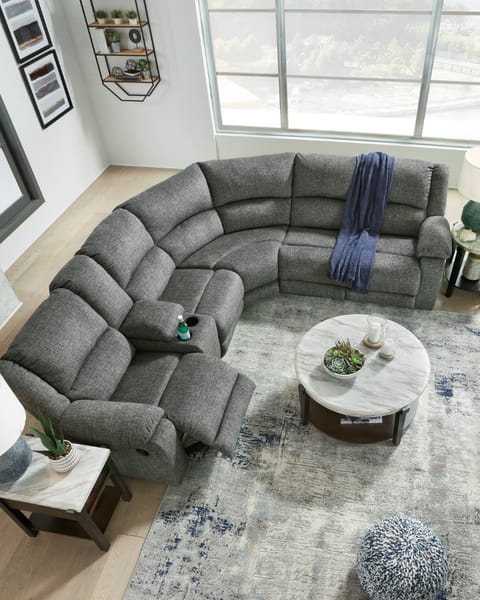 Living Room Sectionals Goalie 6-Piece Reclining Sectional at iStyle ...
