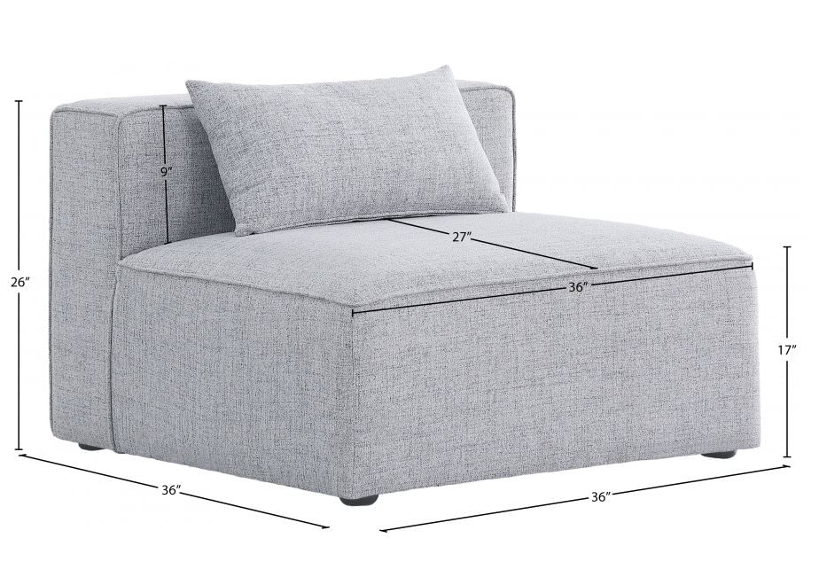 Living Room Sectionals Lex Cube Collection - Armless Chair at iStyle ...