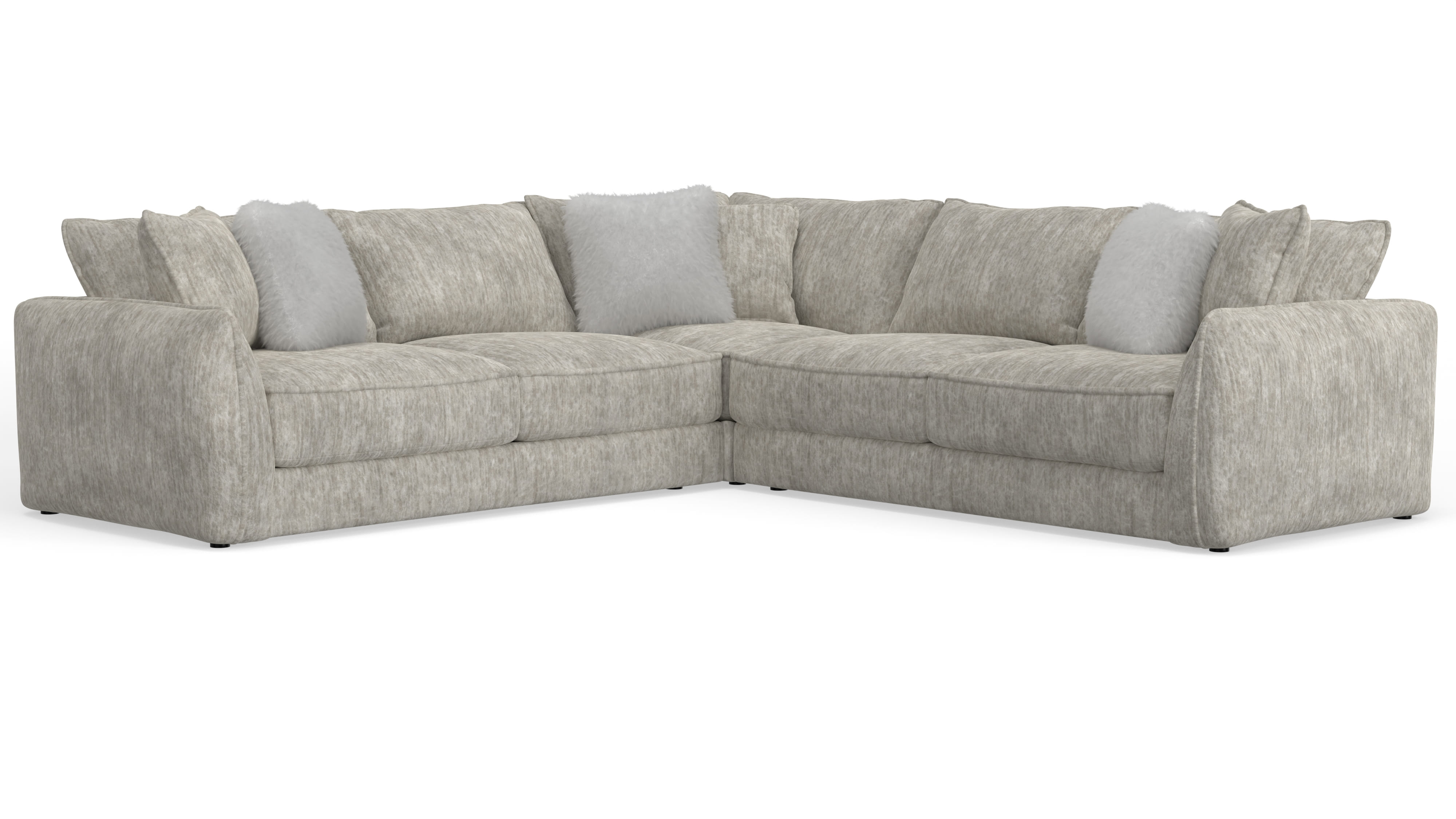 Living Room Sectionals Bucktown Sectional in Beige Color at iStyle ...