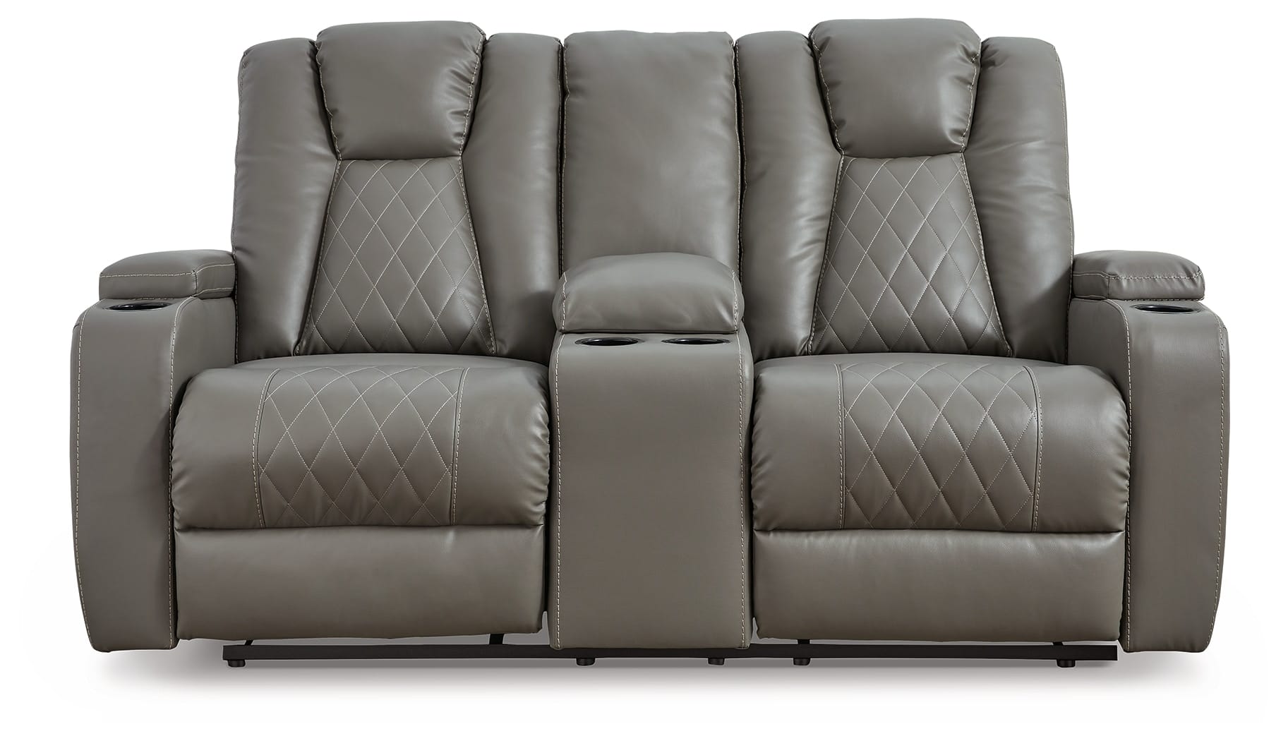 Living Room Loveseats Ashley Living Room Mancin Reclining Loveseat with ...