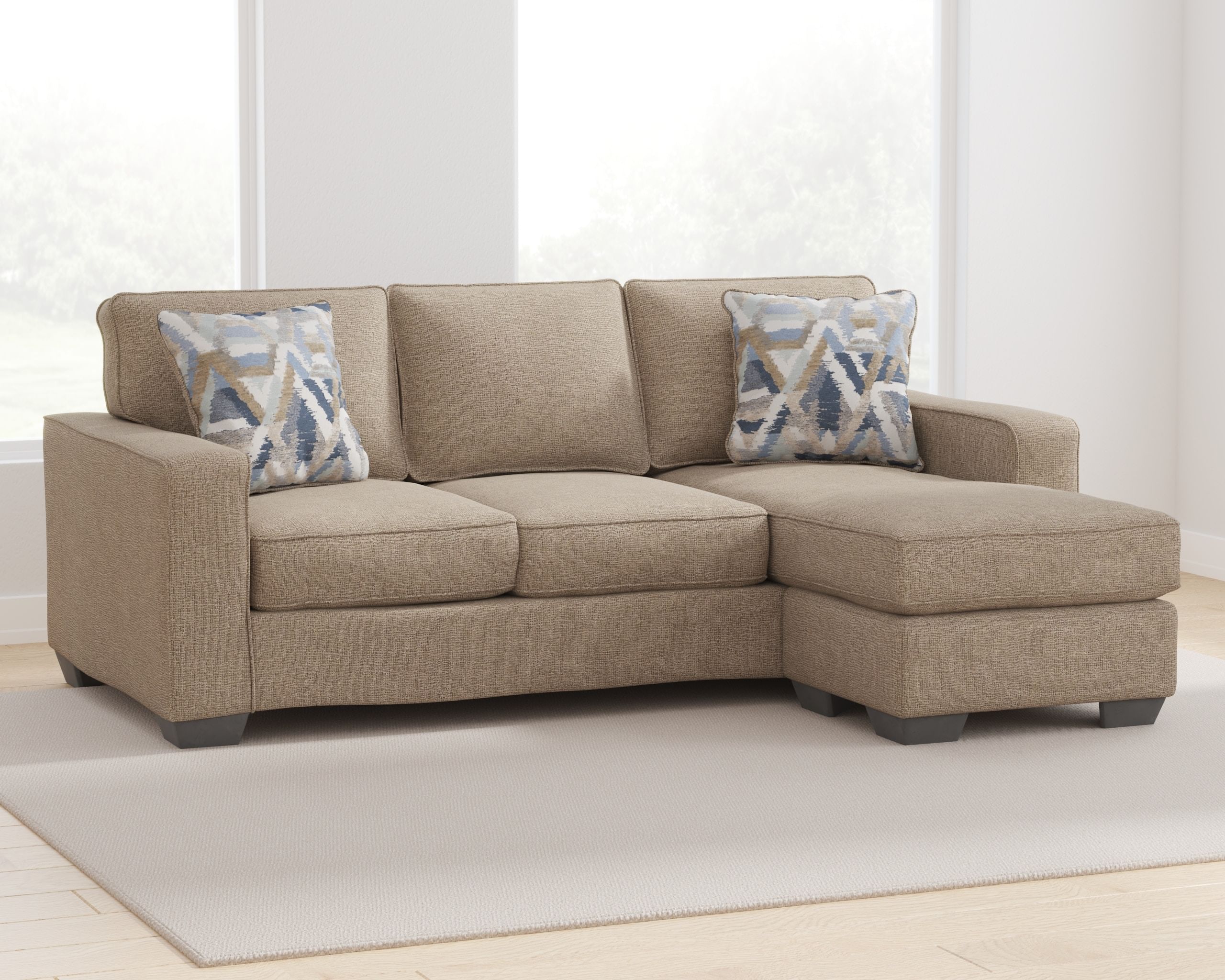 Living Room Sofas Ashley Living Room Greaves Sofa Chaise 5510518 at ...