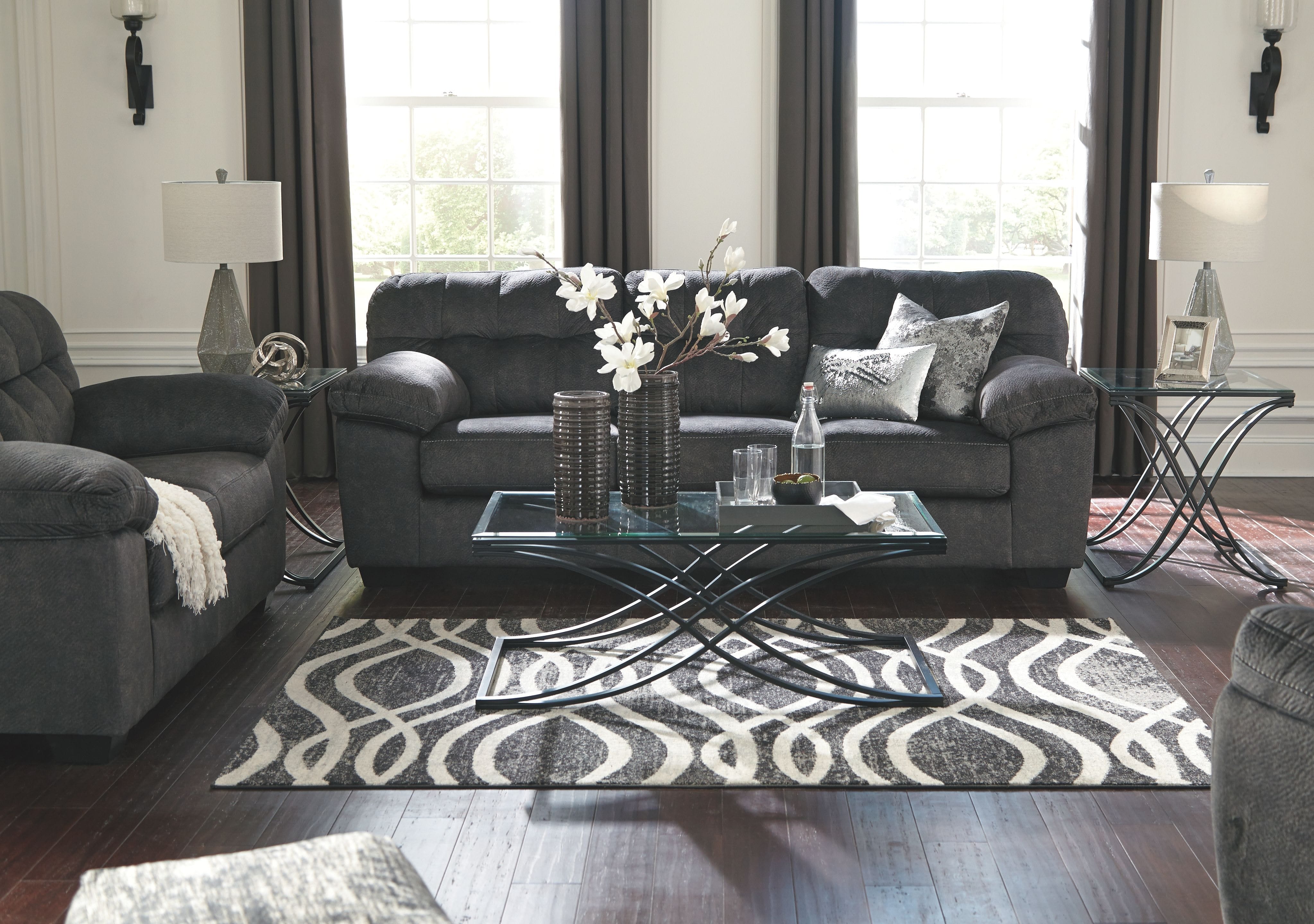 Living Room Loveseats Ashley Living Room Accrington Loveseat 7050935 at ...