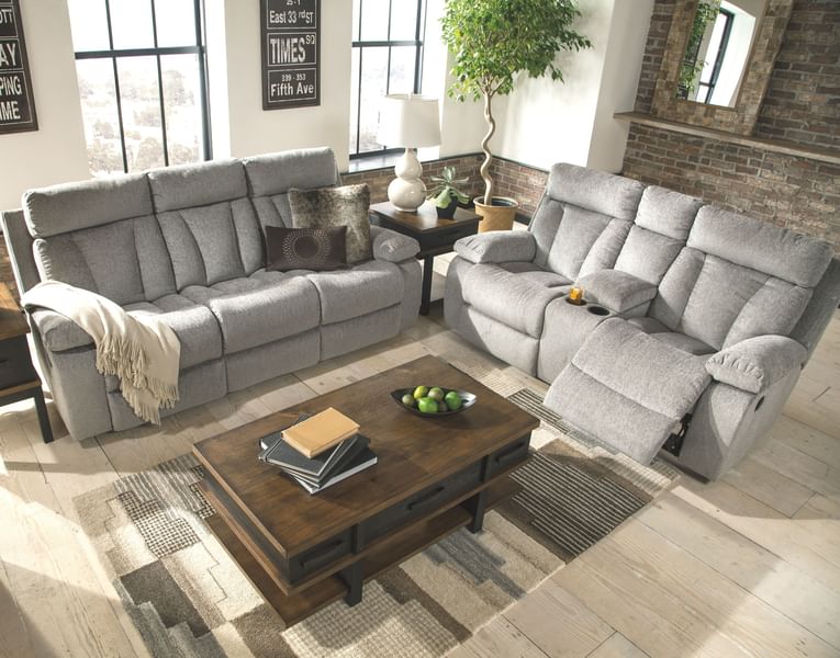Living Room Sofas Ashley Living Room Mitchiner Reclining Sofa with Drop ...