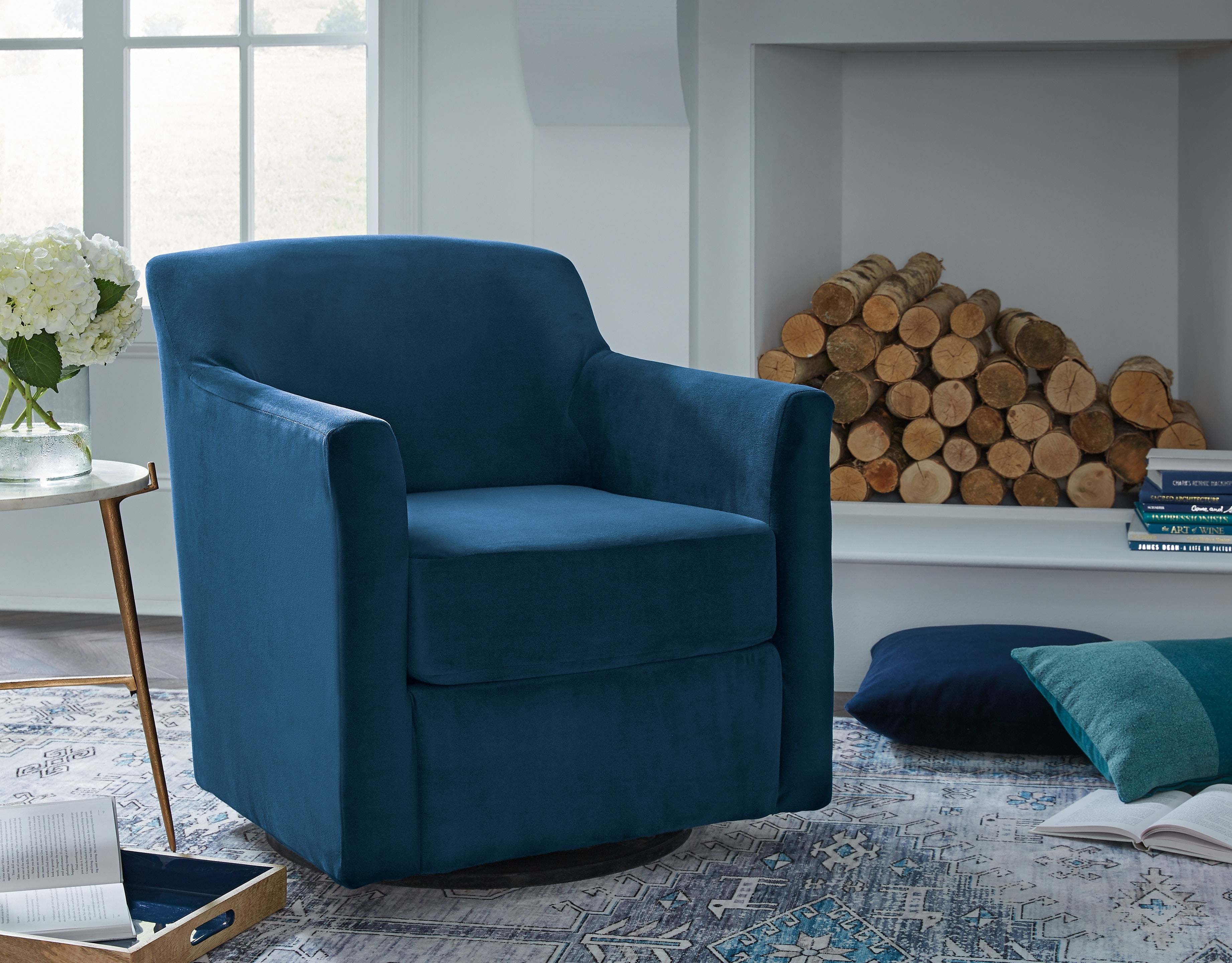 Living Room Accent Chairs Ashley Living Room Bradney Swivel Accent ...