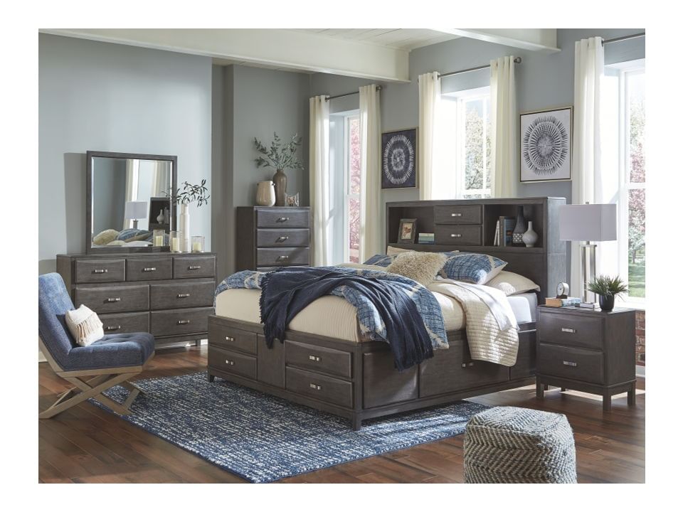 Bedroom Bedroom Sets Ashley Bedroom 7 Piece Queen Storage Bed Set B476 ...