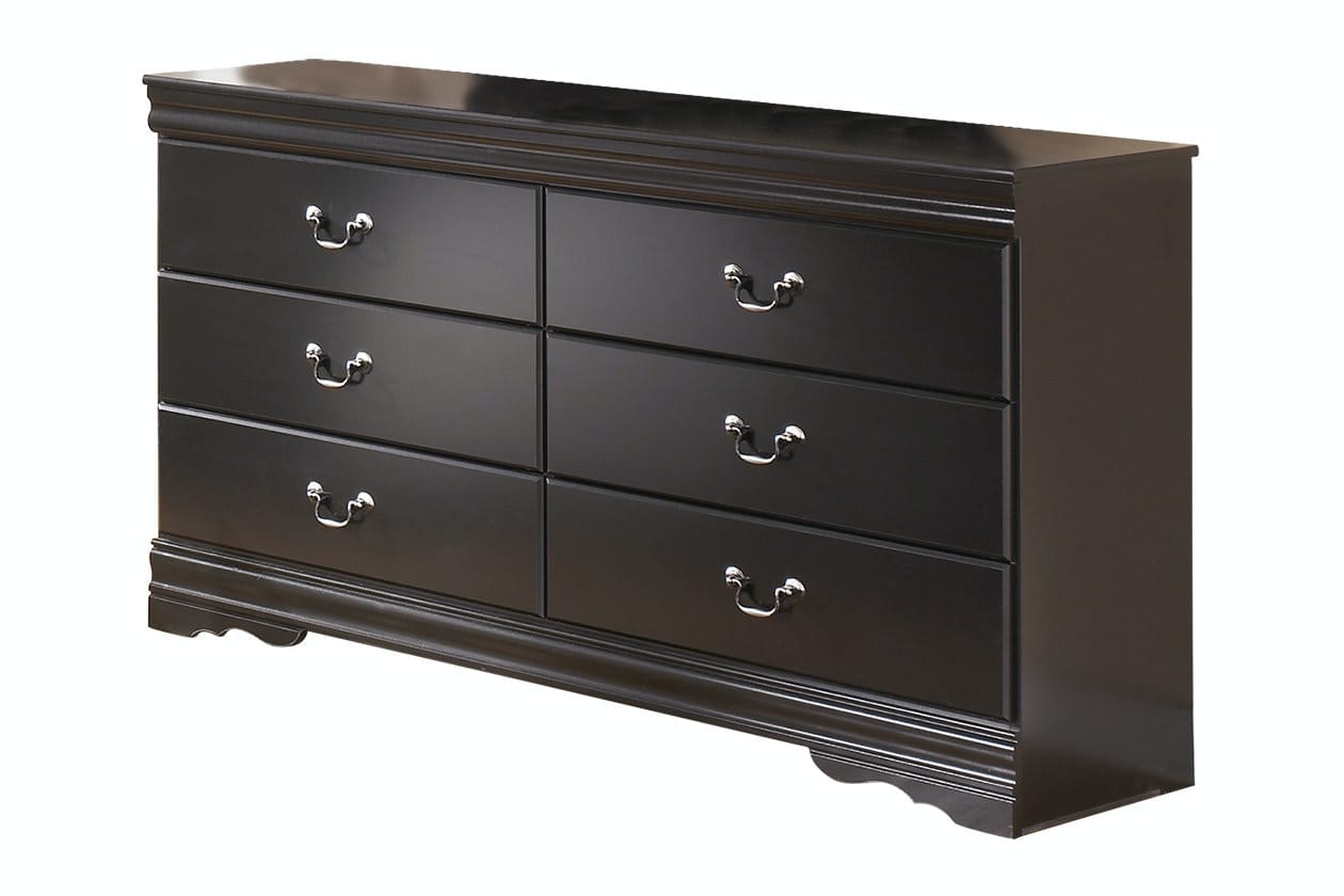 Bedroom Double Dressers Ashley Bedroom Huey Vineyard Dresser B128-31 at ...