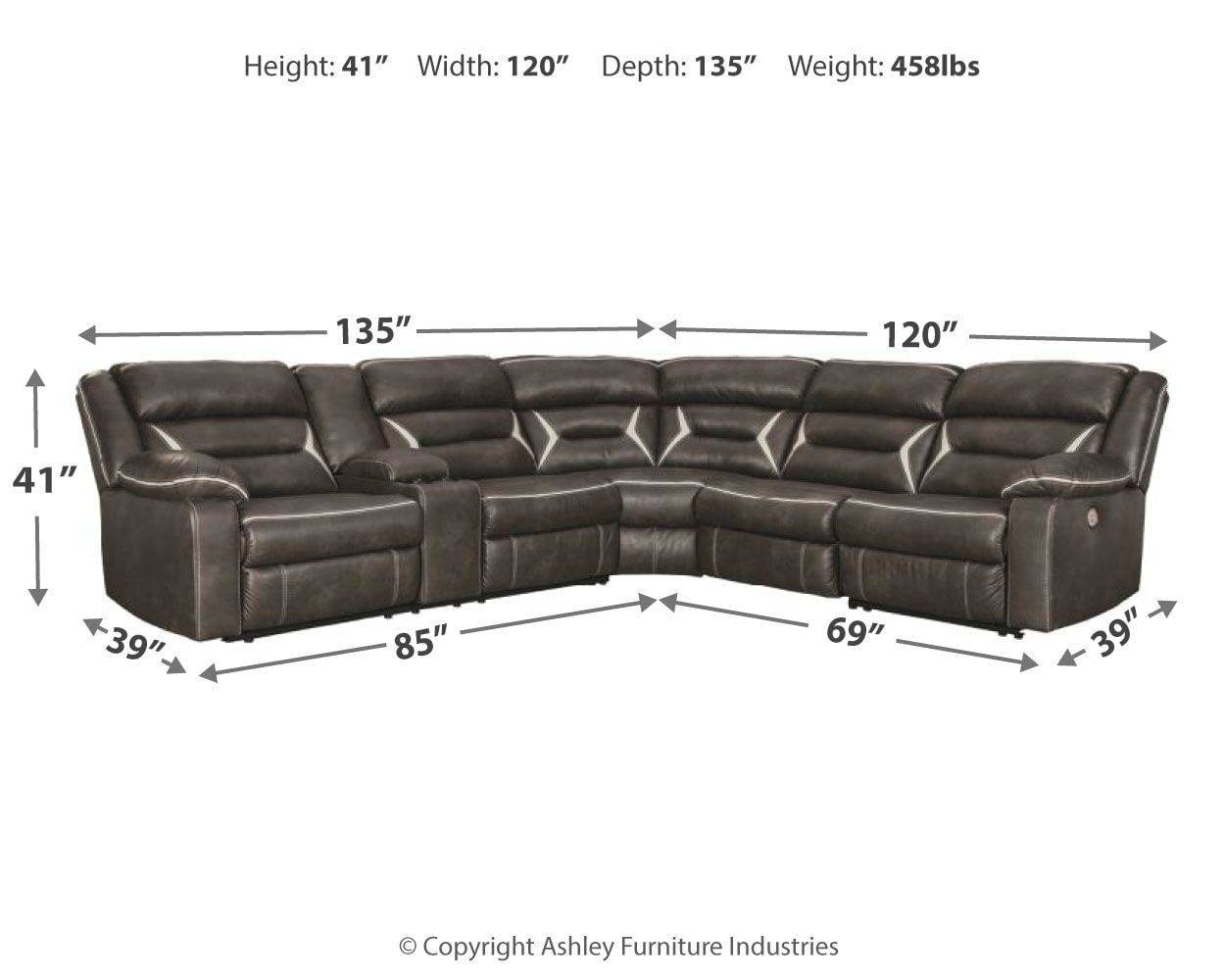 Living Room Sectionals Ashley Living Room 5 Piece Living Room Set at ...