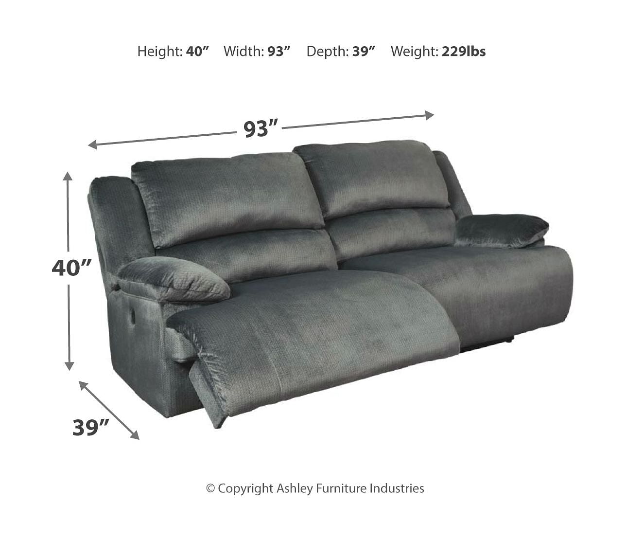 Ashley clonmel wide zero wall power recliner store