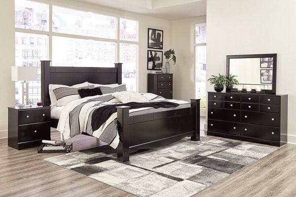 Bedroom Poster Beds Ashley Bedroom King Poster Bed B2711 68 66 99 61 at iStyle Furniture Store