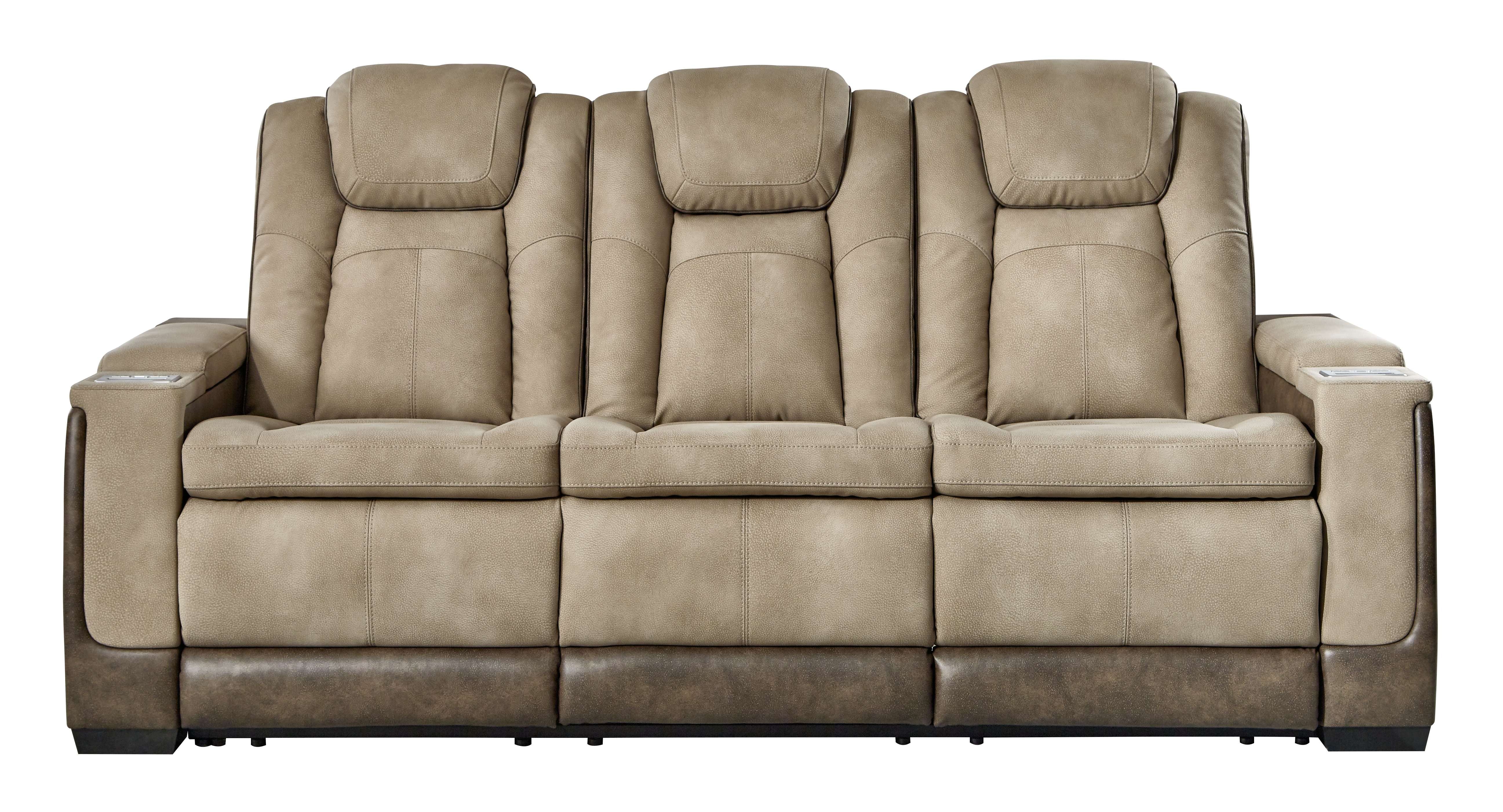 Living Room Sofas Ashley Living Room Power Reclining Sofa with ...
