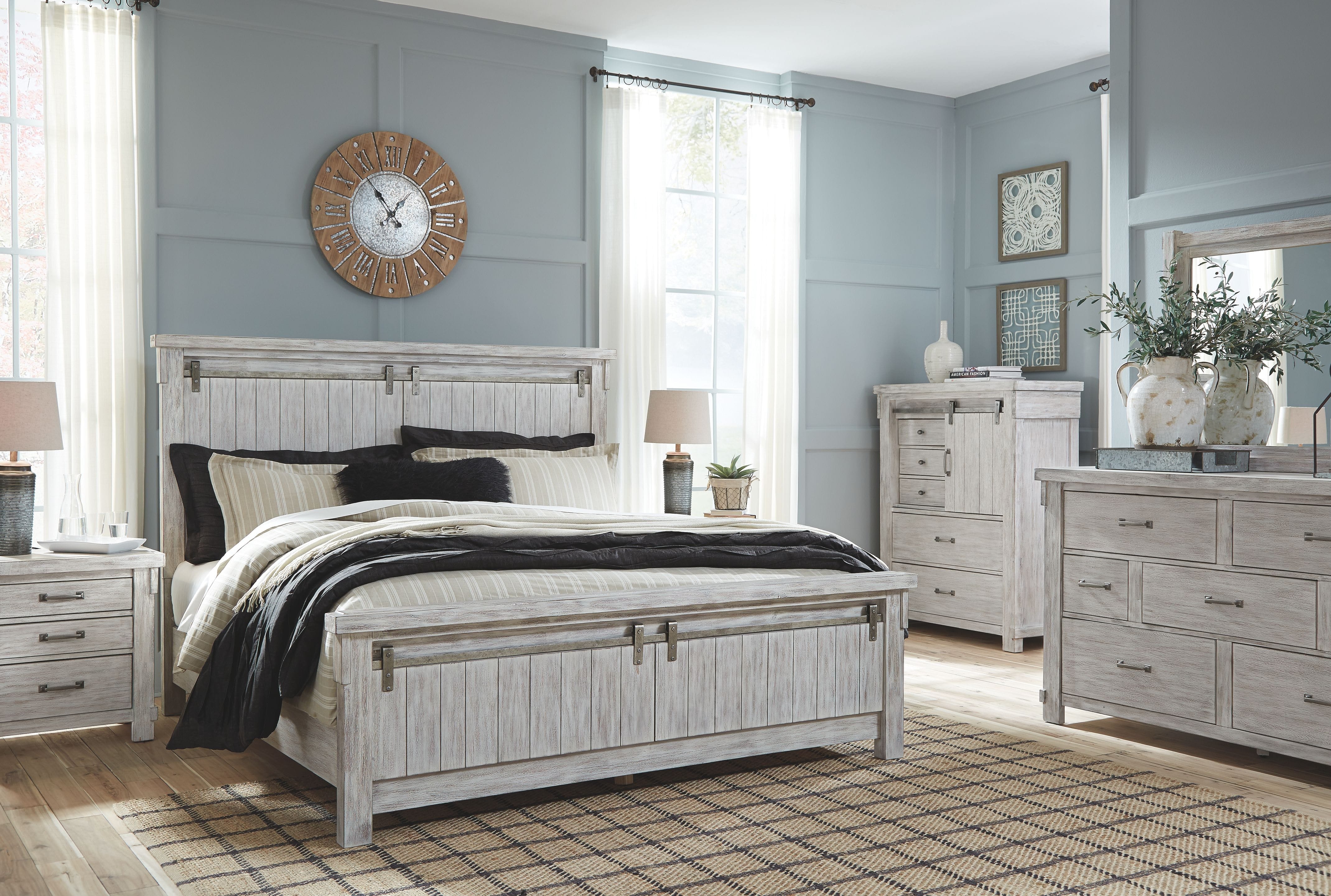 Bedroom Nightstands Ashley Bedroom Brashland Nightstand B740-93 at ...