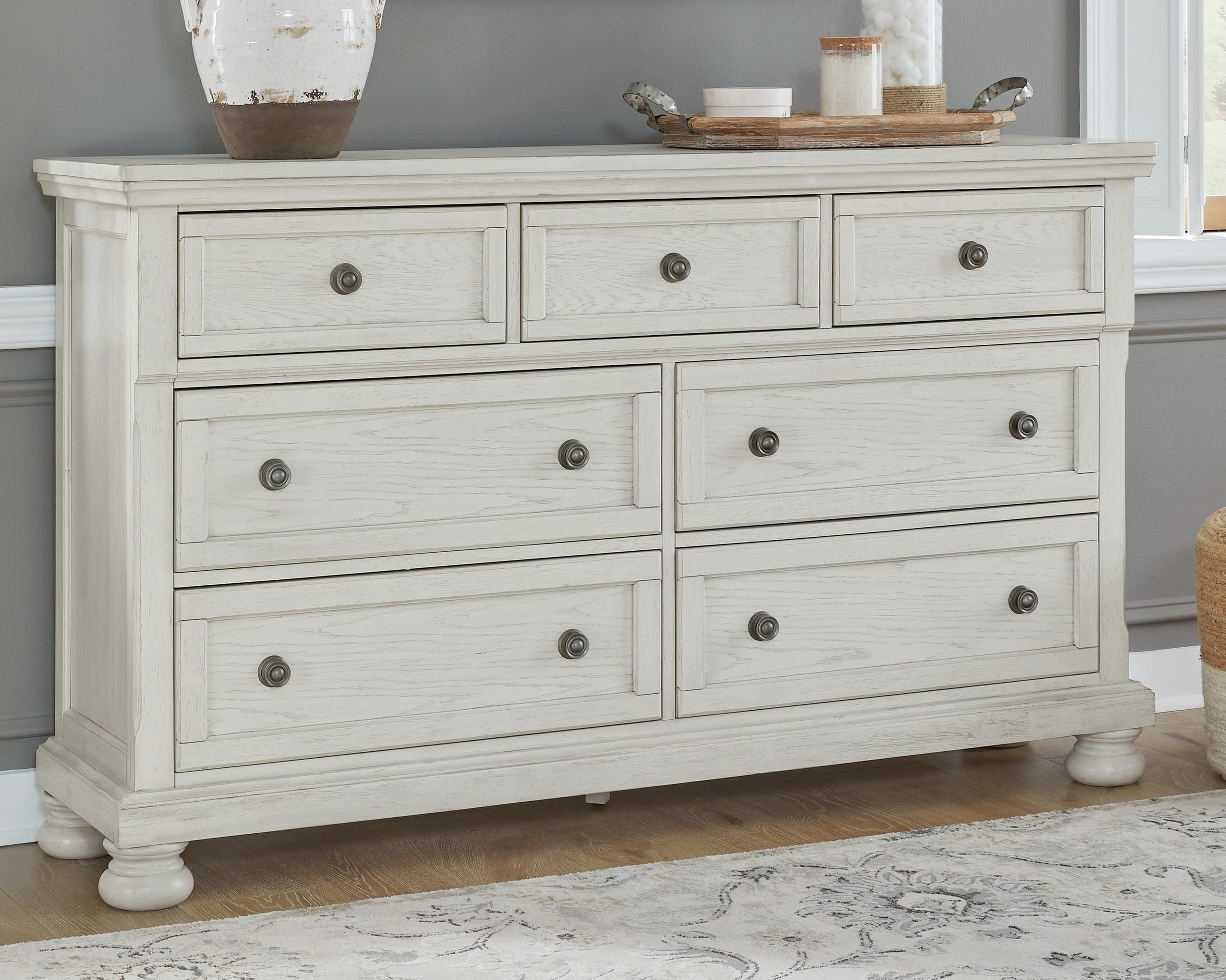 Bedroom Double Dressers Ashley Bedroom Robbinsdale Dresser B742-31 at ...