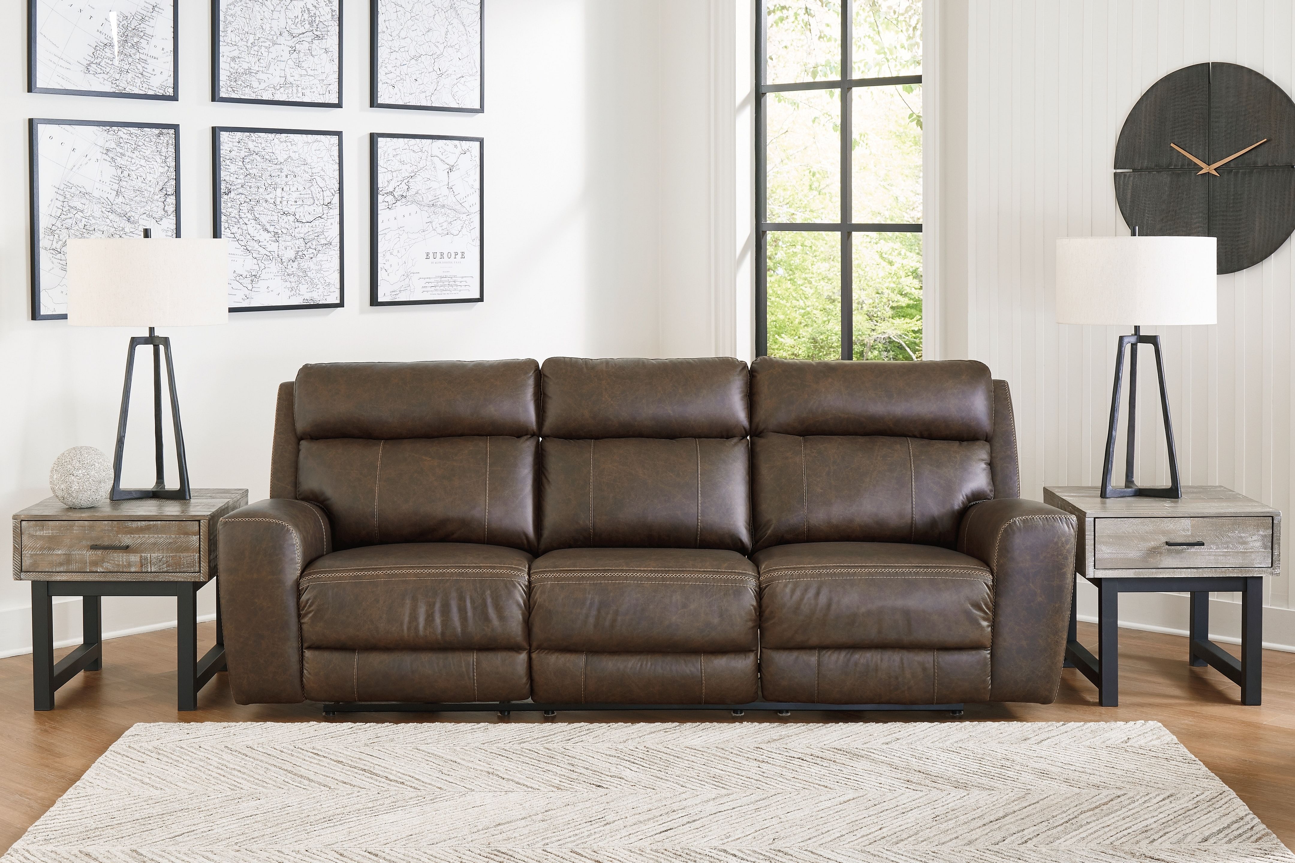 Ashley Living Room Roman Power Reclining Sofa U2540115